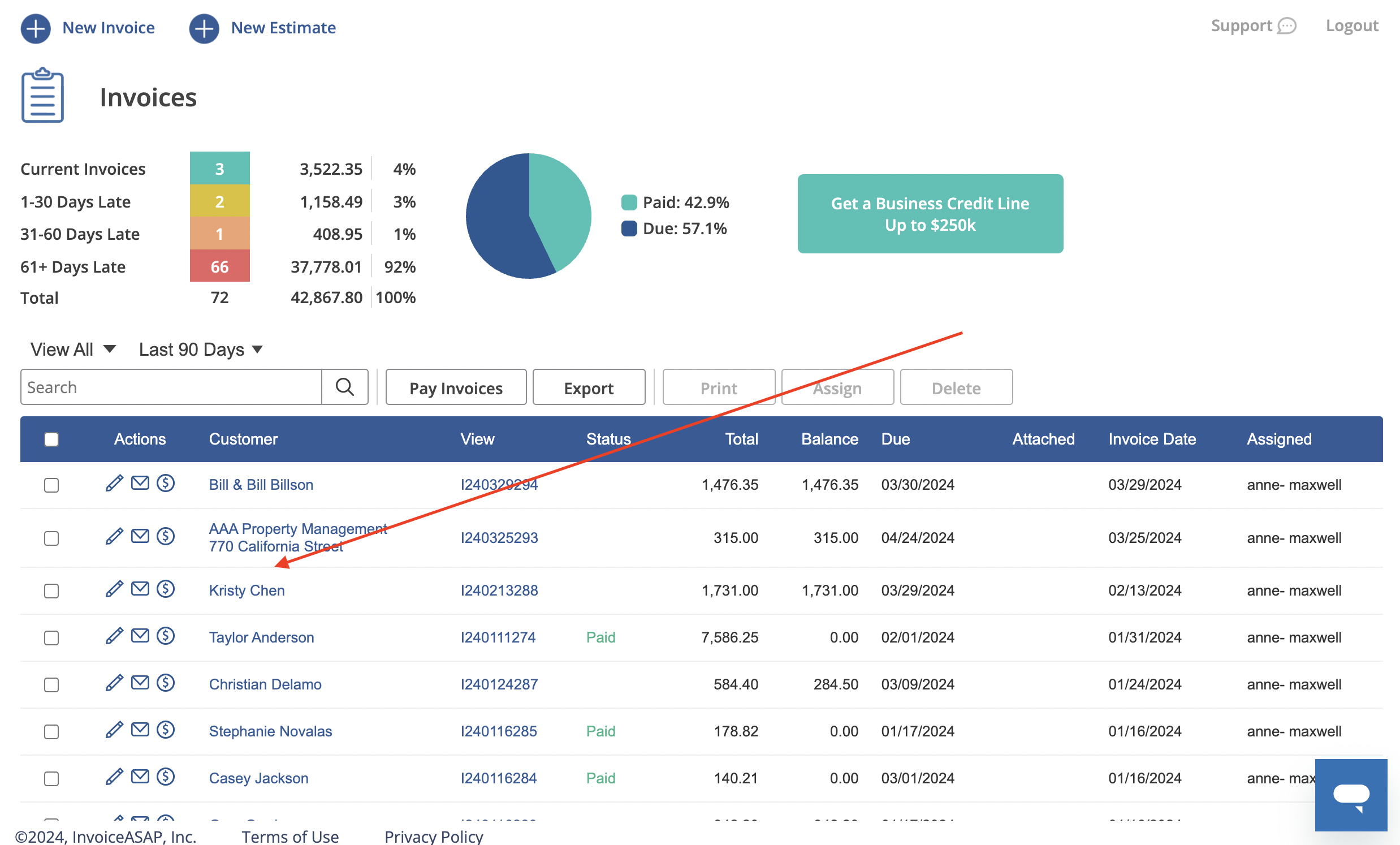 Web Dashboard: Delete Multiple Invoices – InvoiceASAP Support