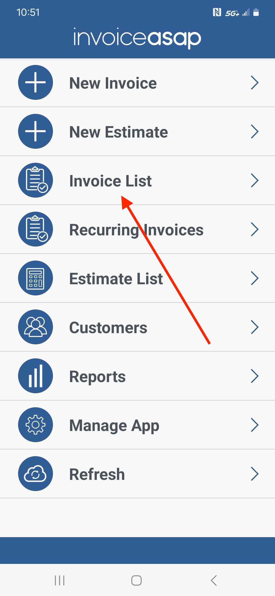 Mobile App: Print from the Mobile App – InvoiceASAP Support