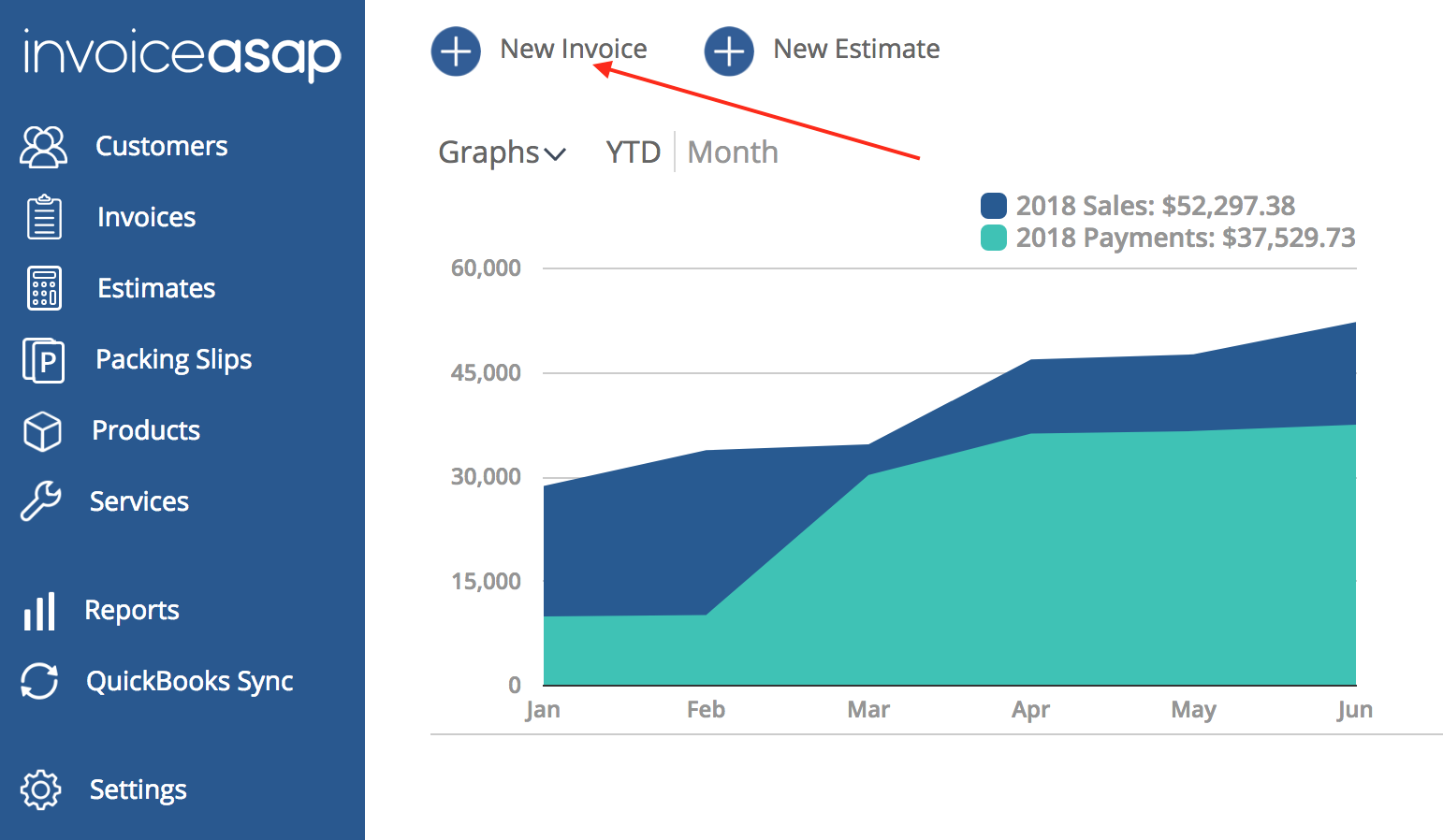 Web Dashboard: Add a Job/Location to an Invoice – InvoiceASAP Support
