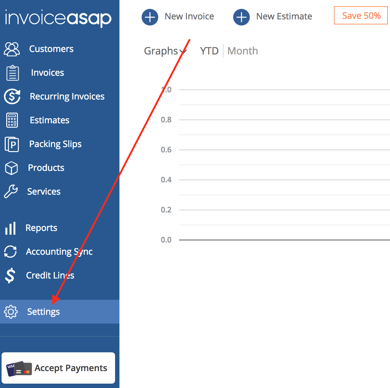 Web Dashboard: Signing up for Recurring Invoices – InvoiceASAP Support