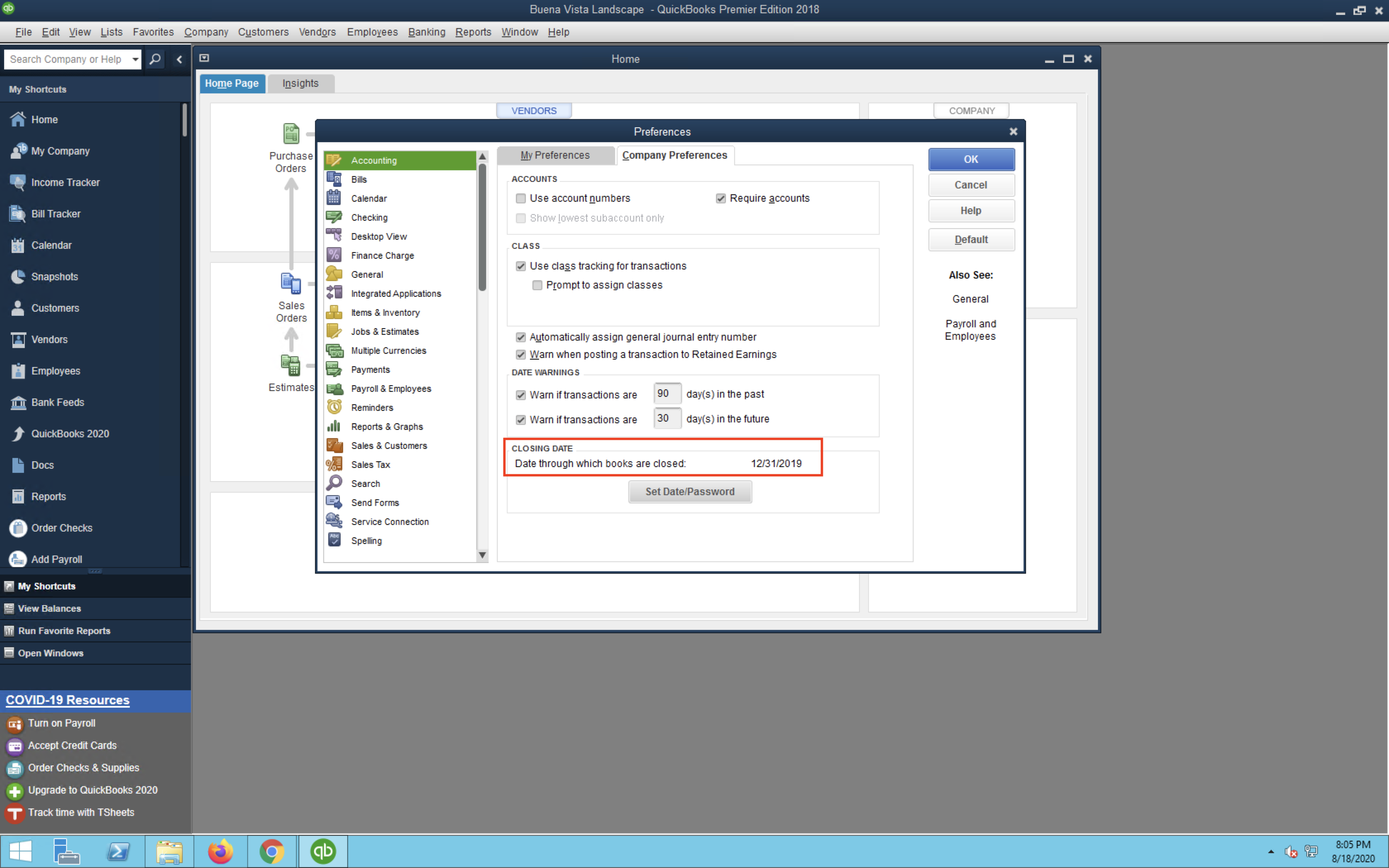 QBD: Close the Books in QuickBooks Desktop – InvoiceASAP Support