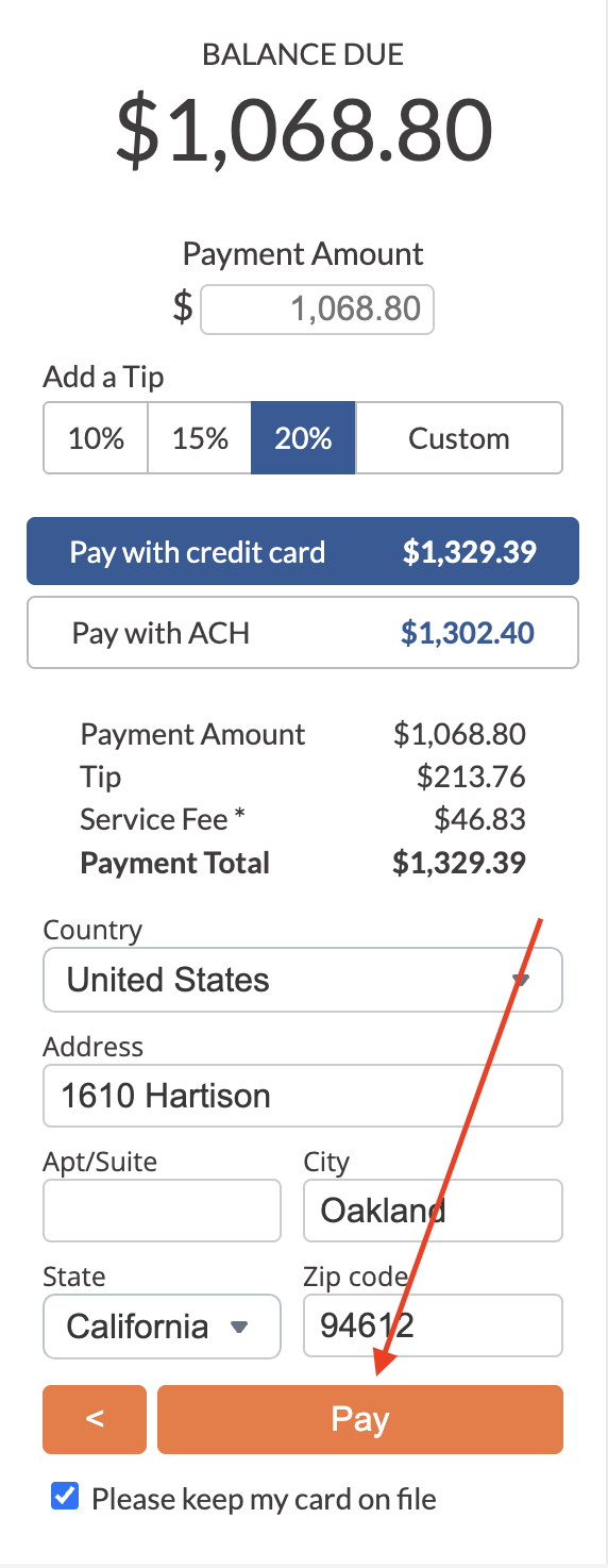 Credit Card Payment Screens from Web Invoice – InvoiceASAP Support