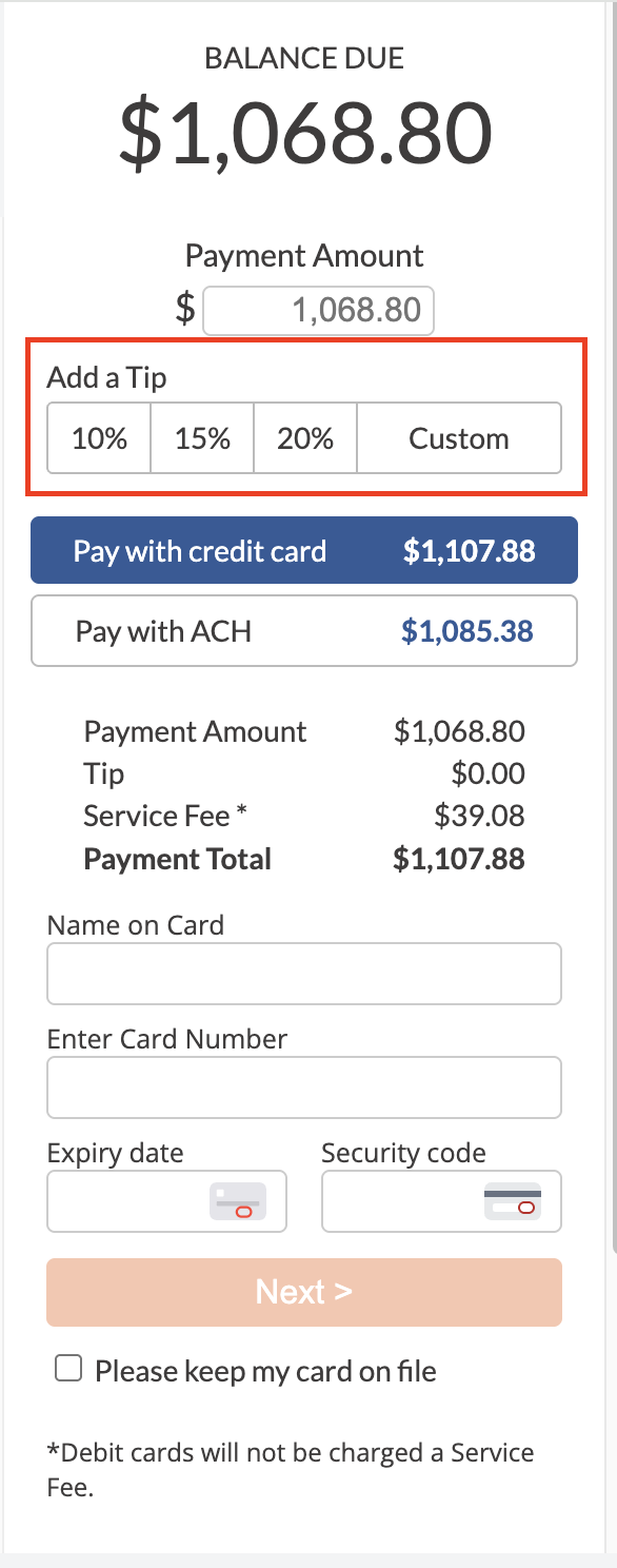 Web Dashboard: Add Tipping to your Invoices – InvoiceASAP Support
