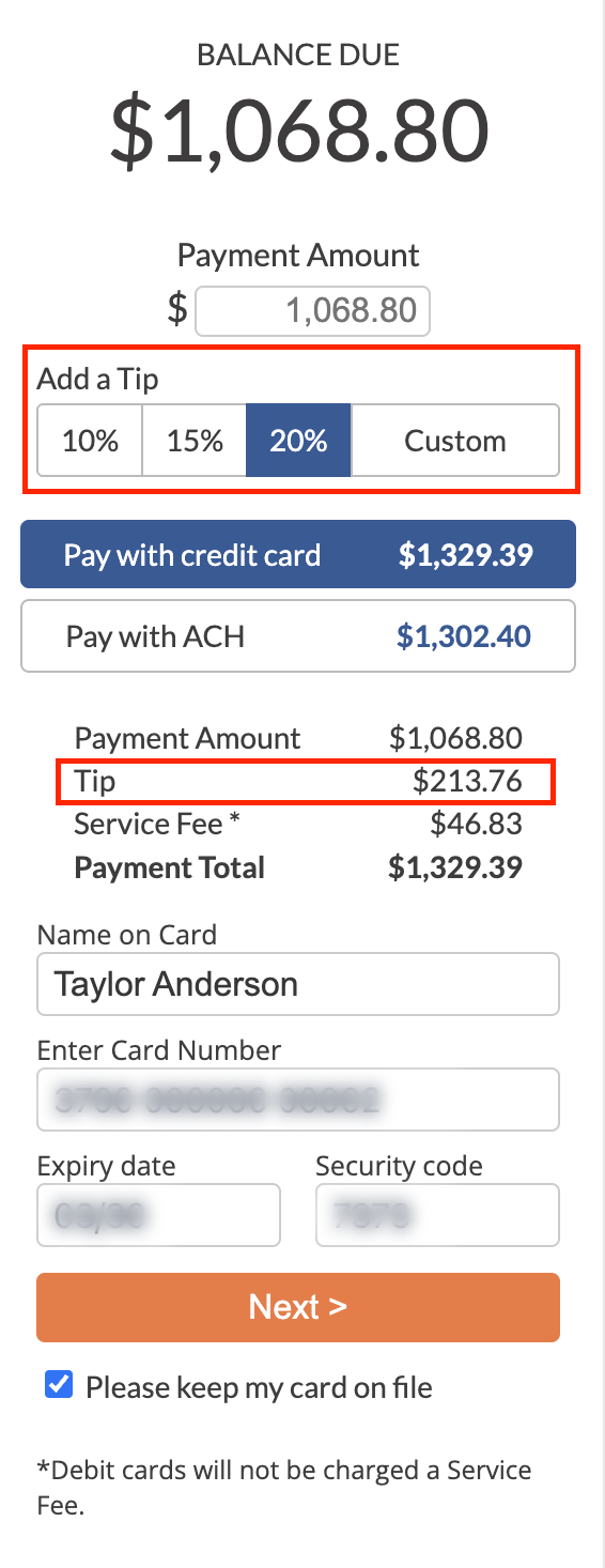 Web Dashboard: Add Tipping to your Invoices – InvoiceASAP Support